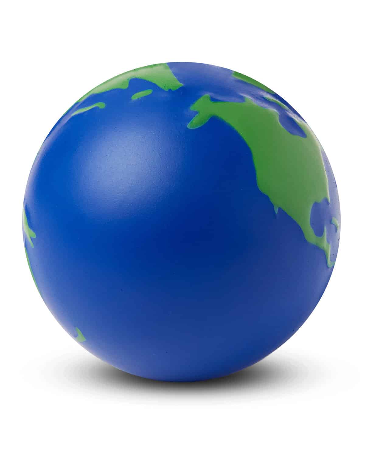 Globe Earth Shape Stress Ball – Prime Line Promos