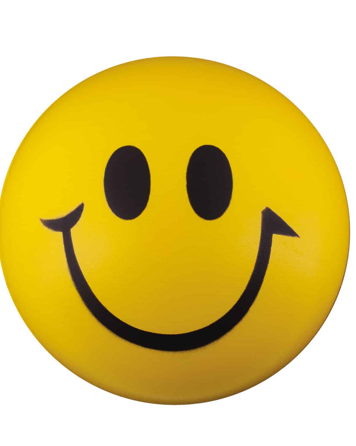 Round Smiley Face Shape Stress Ball – Prime Line Promos
