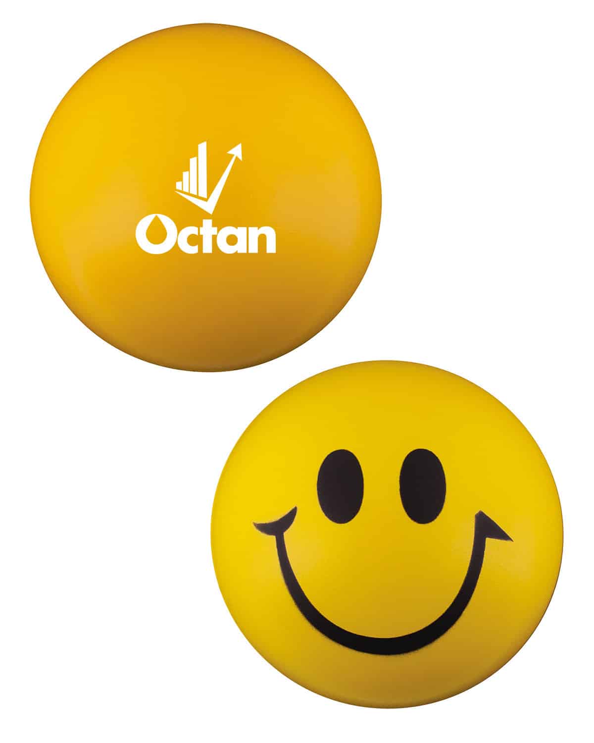 Round Smiley Face Shape Stress Ball – Prime Line Promos