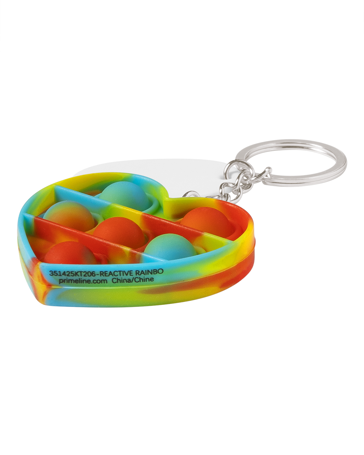 Push Pop Bubble Heart Fidget Sensory Keychain – Prime Line Promos